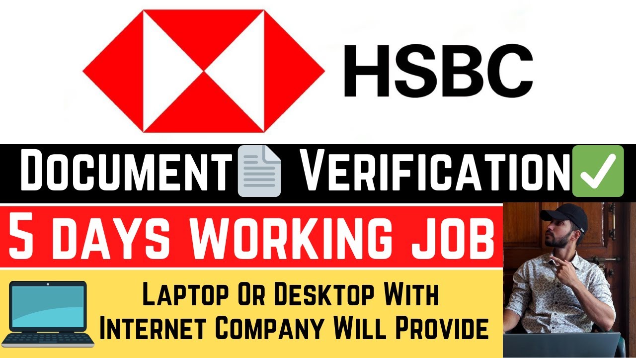 HSBC Bank Document Verification Hybrid Work From Home Jobs 2025 - YouTube