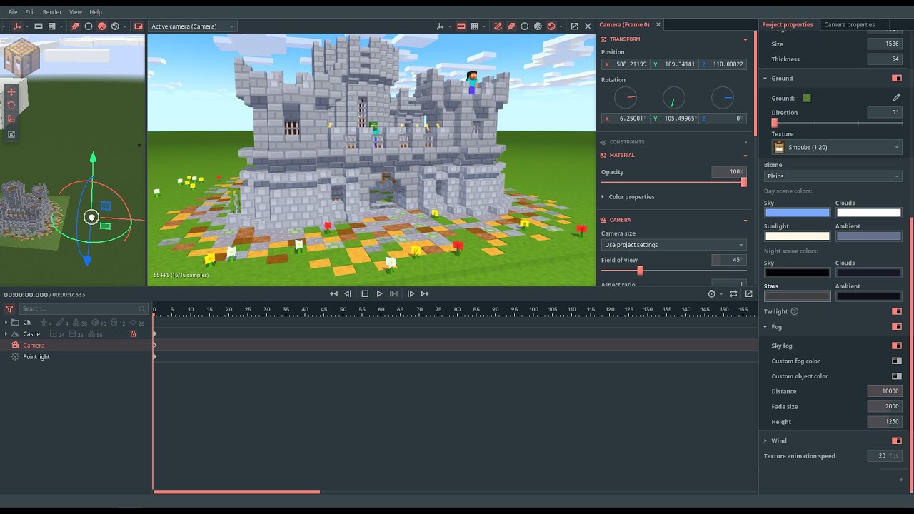 Minecraft animations in MineImator #mineimatortutorial - YouTube