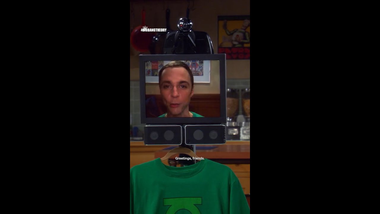 Even Sheldon’s mobile virtual presence device needs his spot. # ...