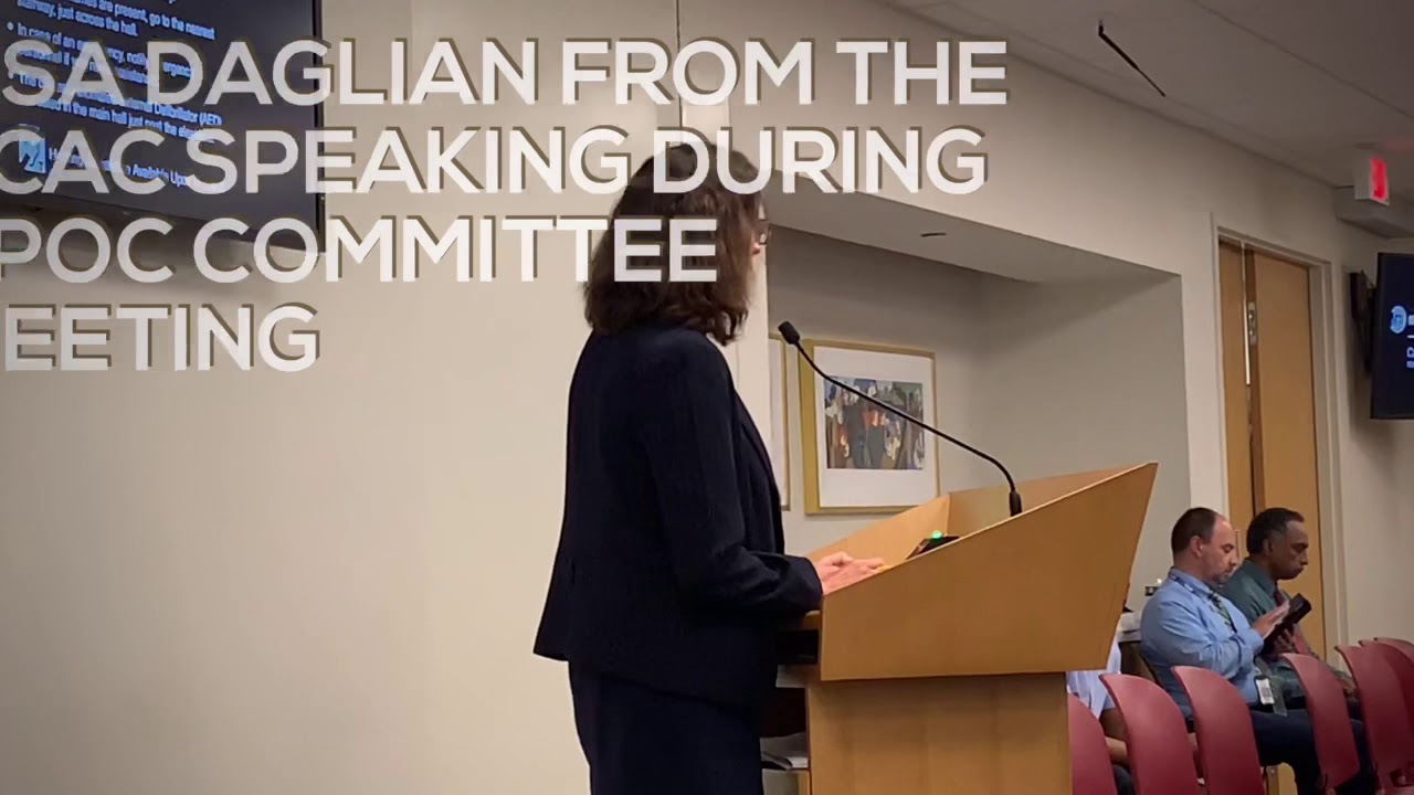 Lisa Daglian from the PCAC speaking during CPOC committee meeting - YouTube