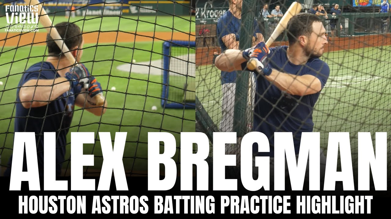 Alex Bregman Batting Practice Highlight From Hitter's Eye View ...