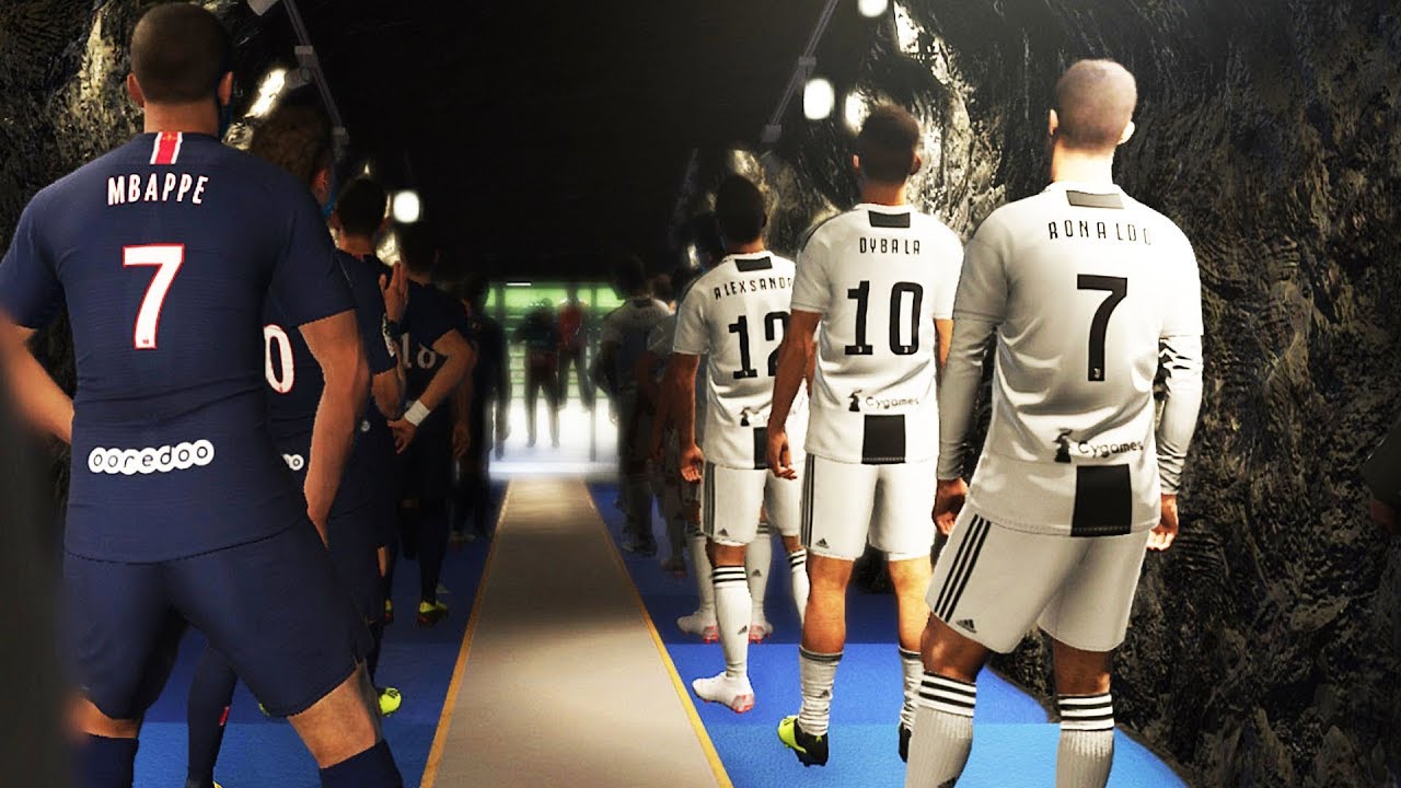 PES 2019 | PSG vs JUVENTUS FC | C.Ronaldo VS Mbappe | Gameplay PC - YouTube