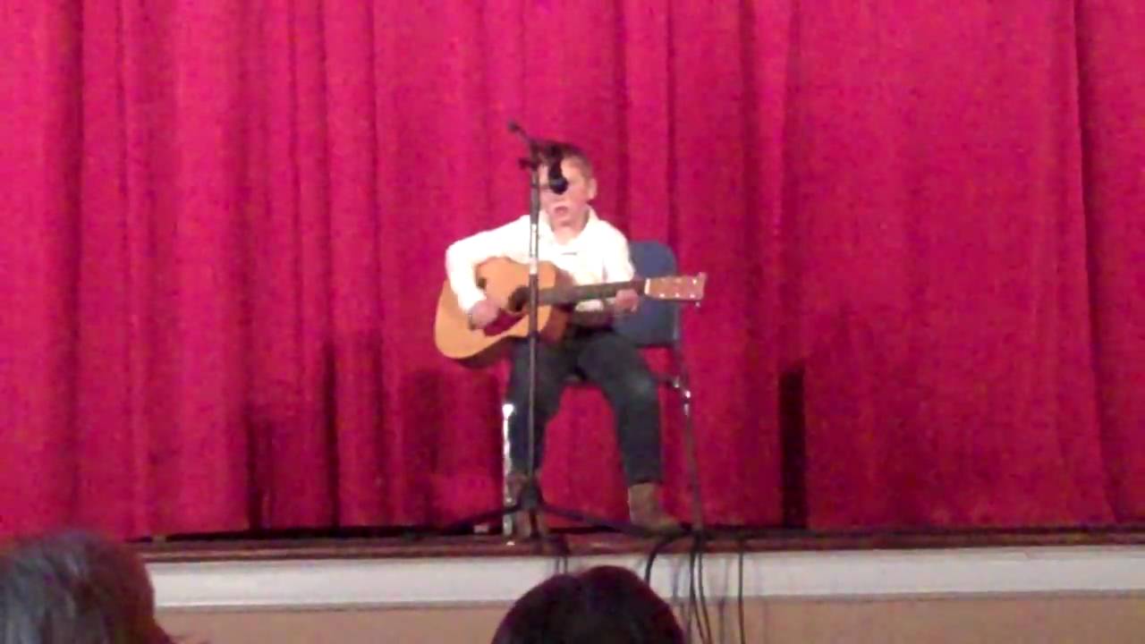 Kyle Hawkins in Mohawk Idol talent contest 2010-03-19 - YouTube