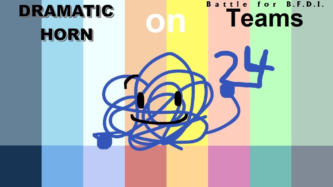 If Dramatic Horn Characters were on BFB Teams (Expansion, now with 24 ...