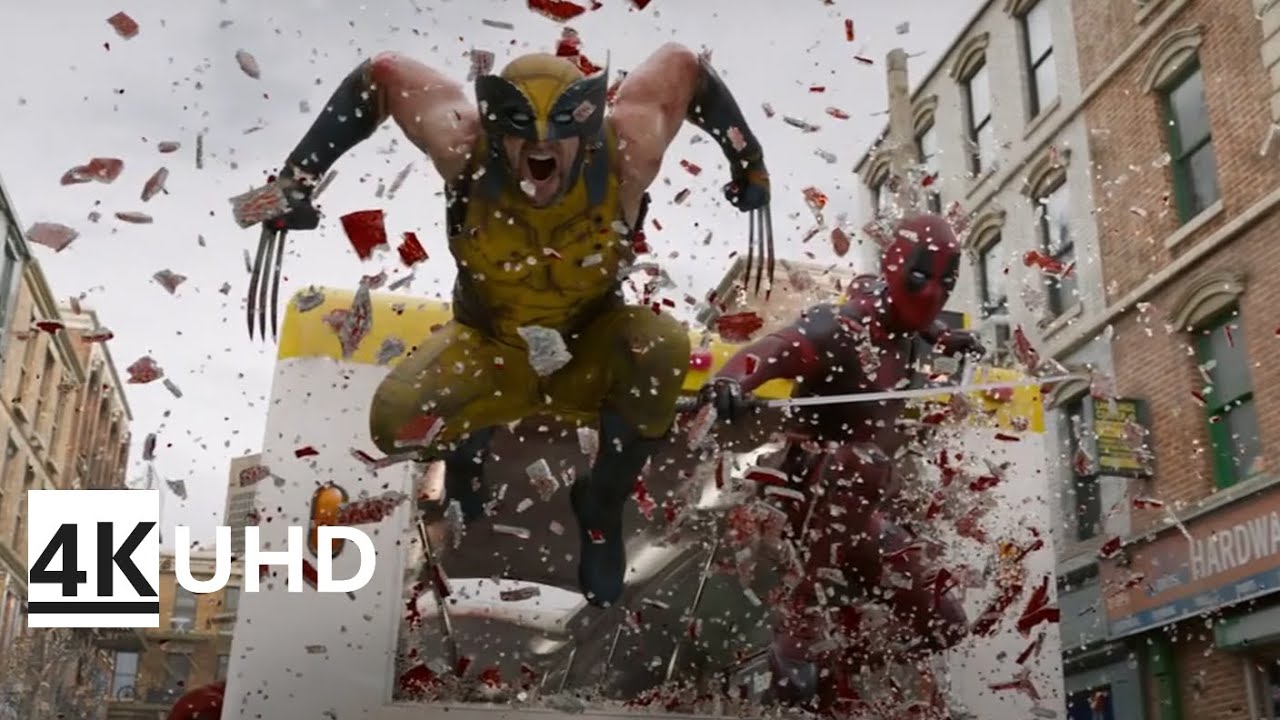100 Deadpool VS Deadpool and Wolverine | Action scene | Final Battle ...