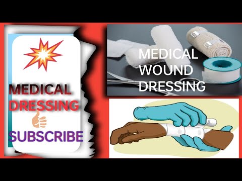 Medical wound dressing procedure - YouTube