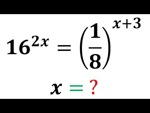 Solve The Exponential Problem - YouTube