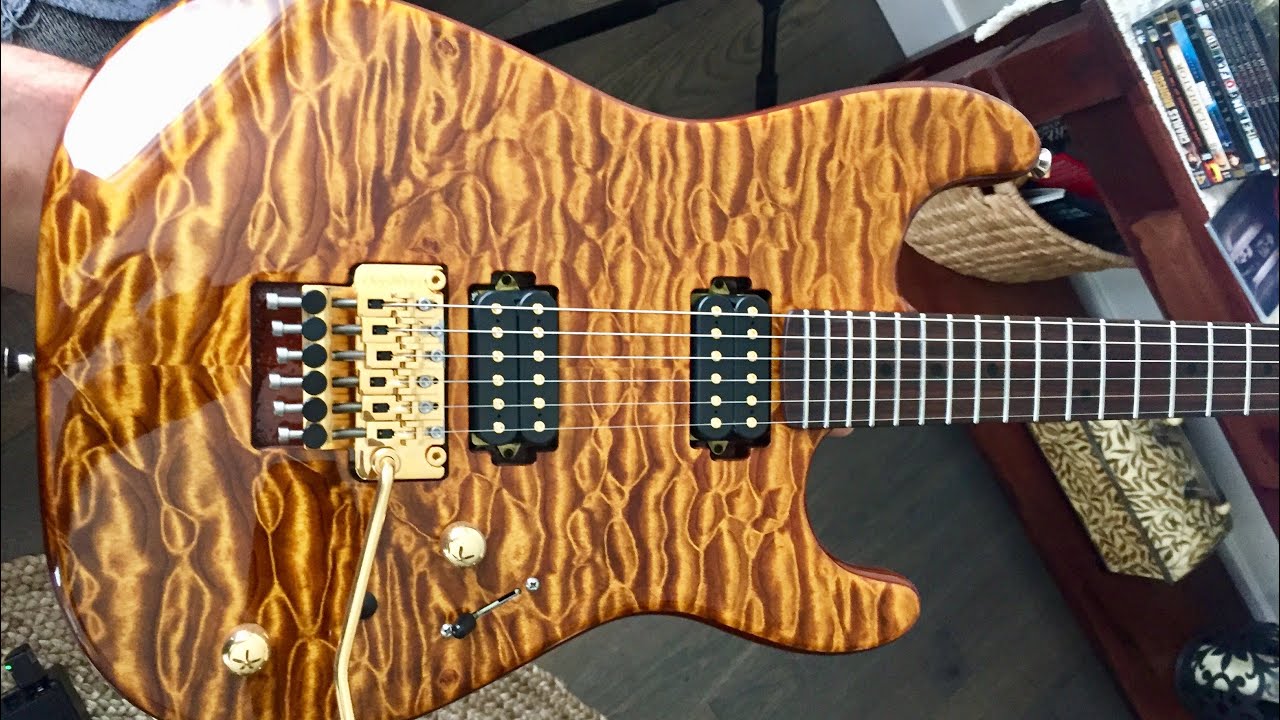 Up Close: Joe Cefalu’s Landon Tiger Eye Custom - YouTube