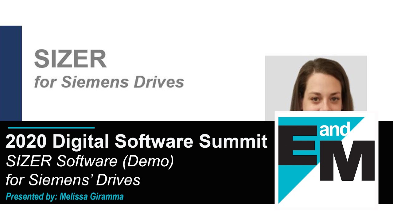 2020 Digital Software Summit | SIZER Software for Siemens' Drives ...