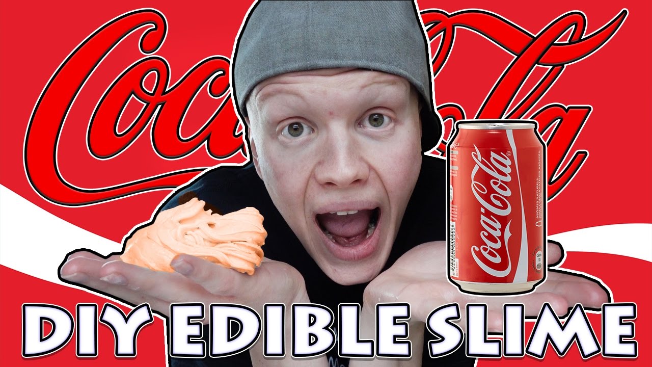DIY EDIBLE COCA COLA SLIME - HOW TO MAKE SLIME - YouTube