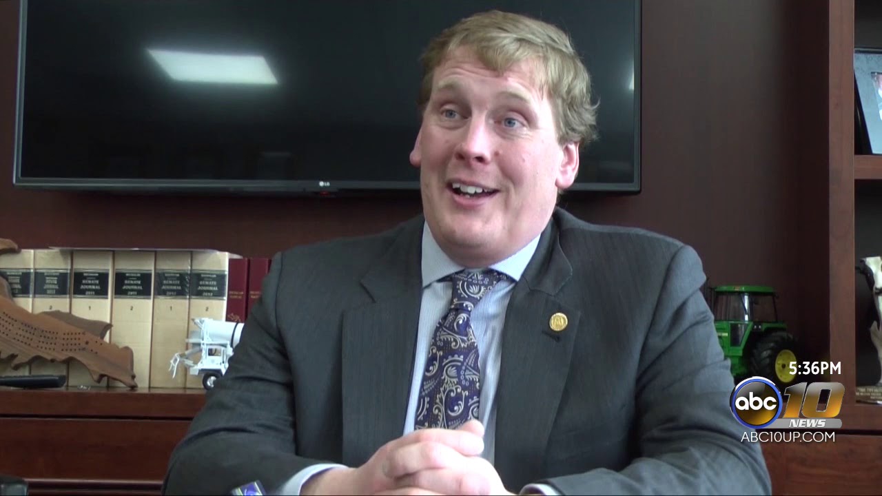 Ed McBroom testifies before the State Senate about car insurance rates ...