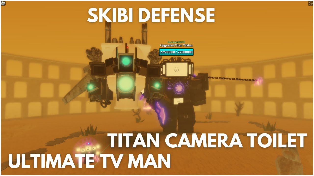 Titan Camera Toilet - Ultimate TV man showcase! [SKIBI DEFENSE] - YouTube