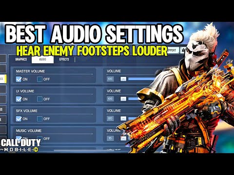 Top Best Audio Settings For Call Of Duty Mobile | Hear Enemy Footstep Clear in COD MOBILE