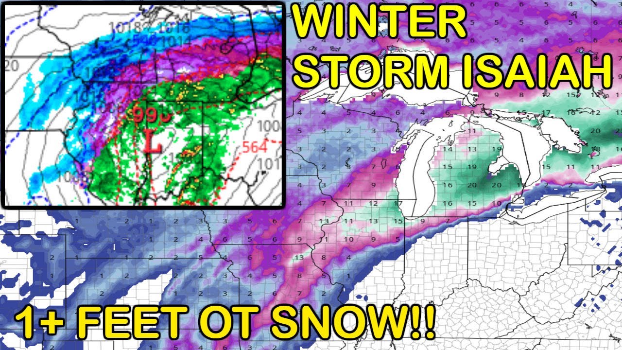 Winter Storm Isaiah to Affect Millions With Heavy Snow, Flooding Rains ...