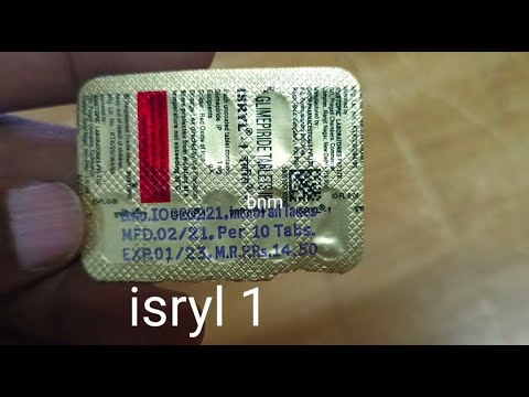 Isryl 1 Tablet Uses in Hindi | Side Effects | Dose diabetic - YouTube