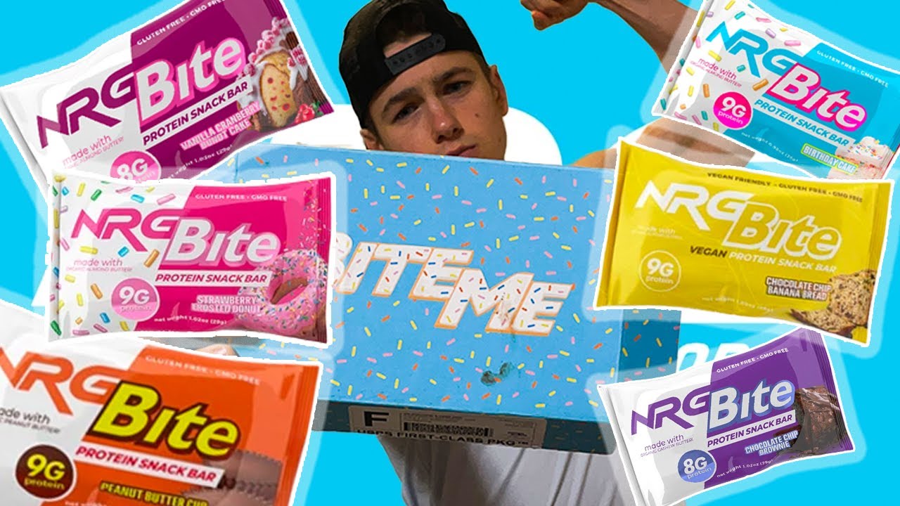 NRG PROTEIN SAMPLE BITES REVIEW! All 6 Flavors! Better Than Quest Bars ...