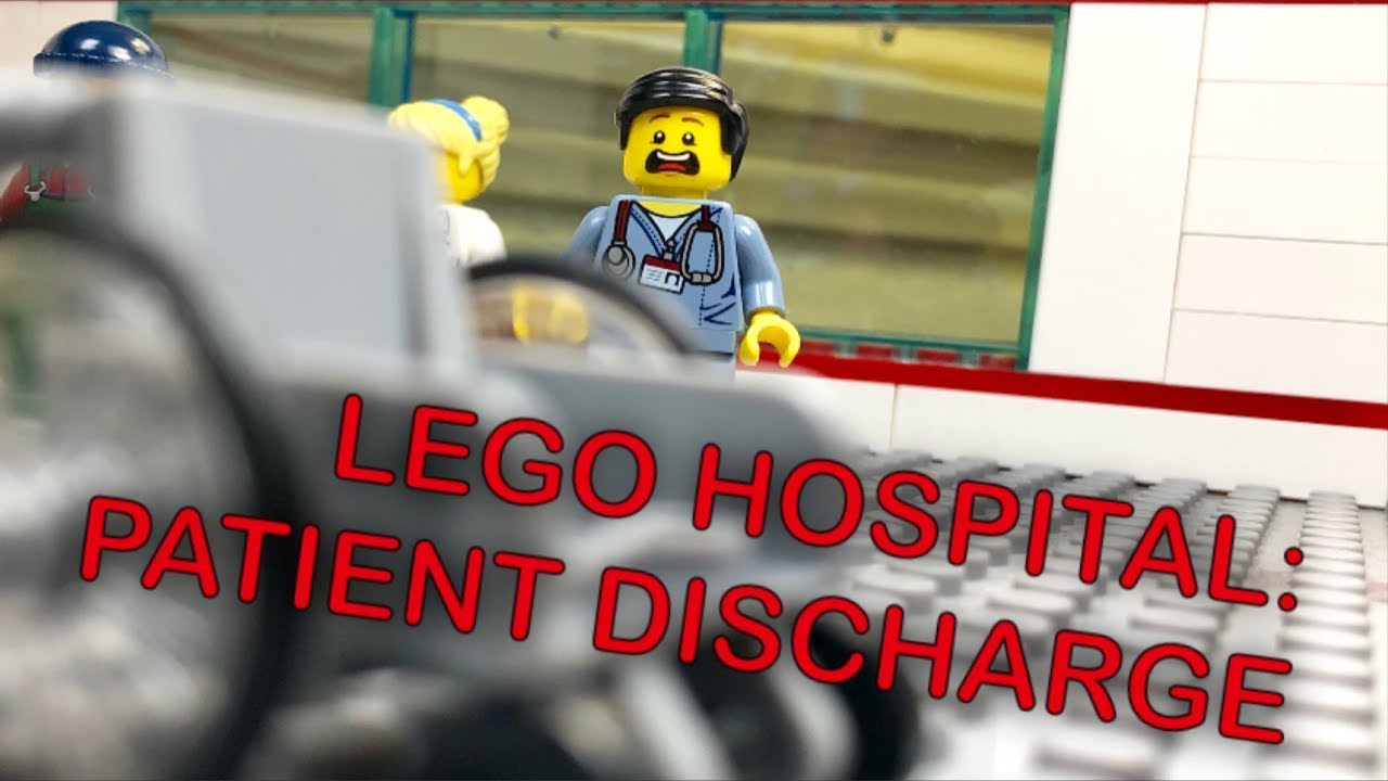 LEGO Hospital: Patient Discharge | funny stop motion | RN life - YouTube