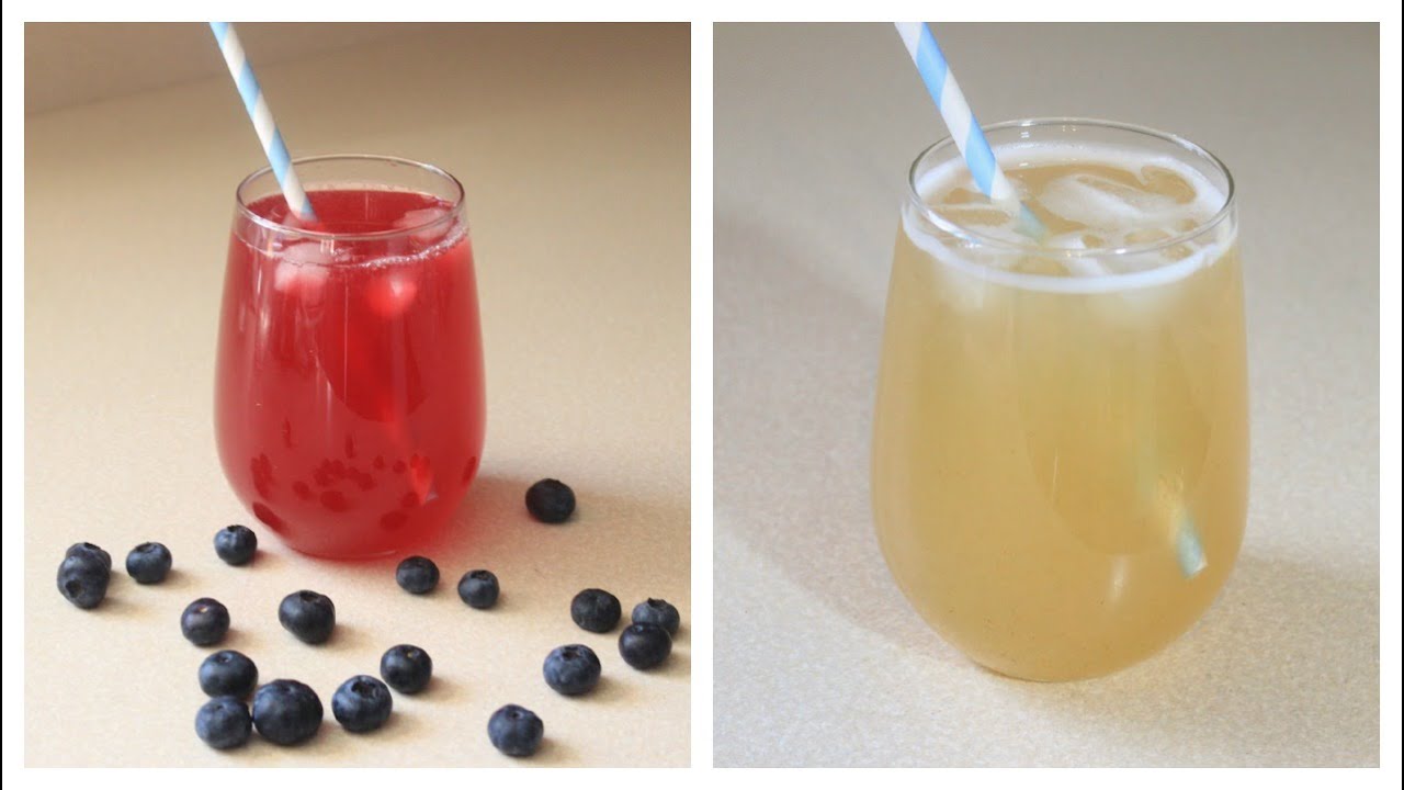 Limonadas: Moras azules y Durazno - YouTube