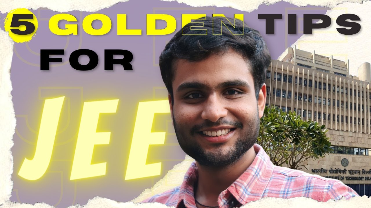5 GOLDEN Rules to get Your JEE PREPARATION RIGHT | Jee tips | Bhavneesh ...