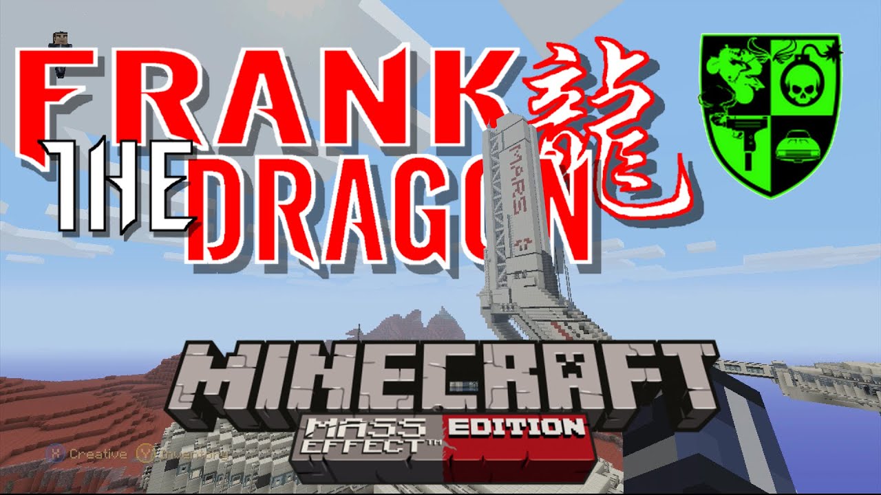 FrankTheDragon Plays | Minecraft PS4 | Mass Effect Texture Pack - YouTube