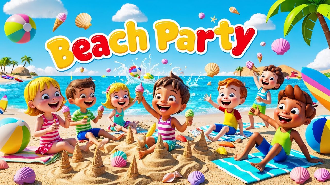 Beach Party Song || Nursery Rhymes || Sing With Us - YouTube