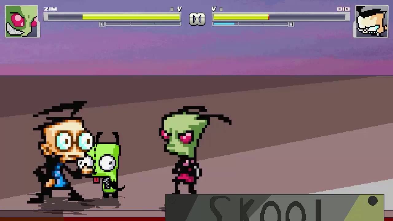 AN Mugen Request #719: Zim VS Dib - YouTube