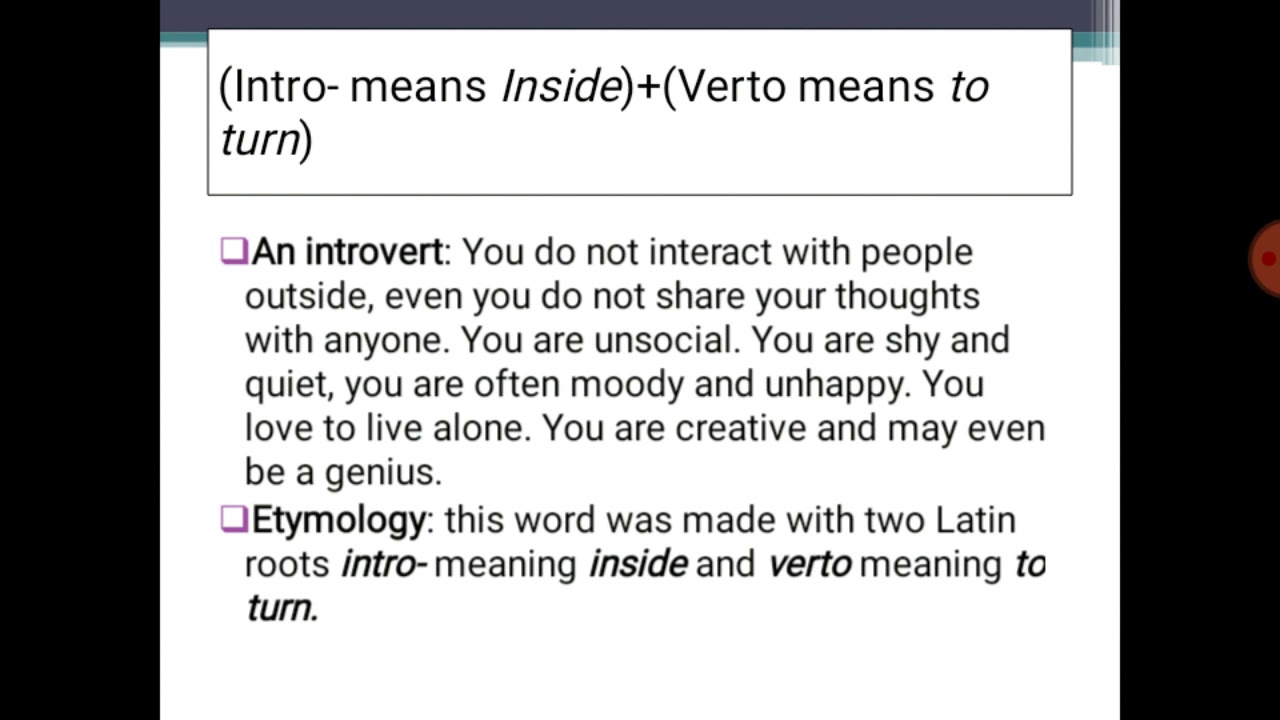 Latin roots: Intro-, Extro-, Ambi-, & Verto. Explanation in Hindi ...