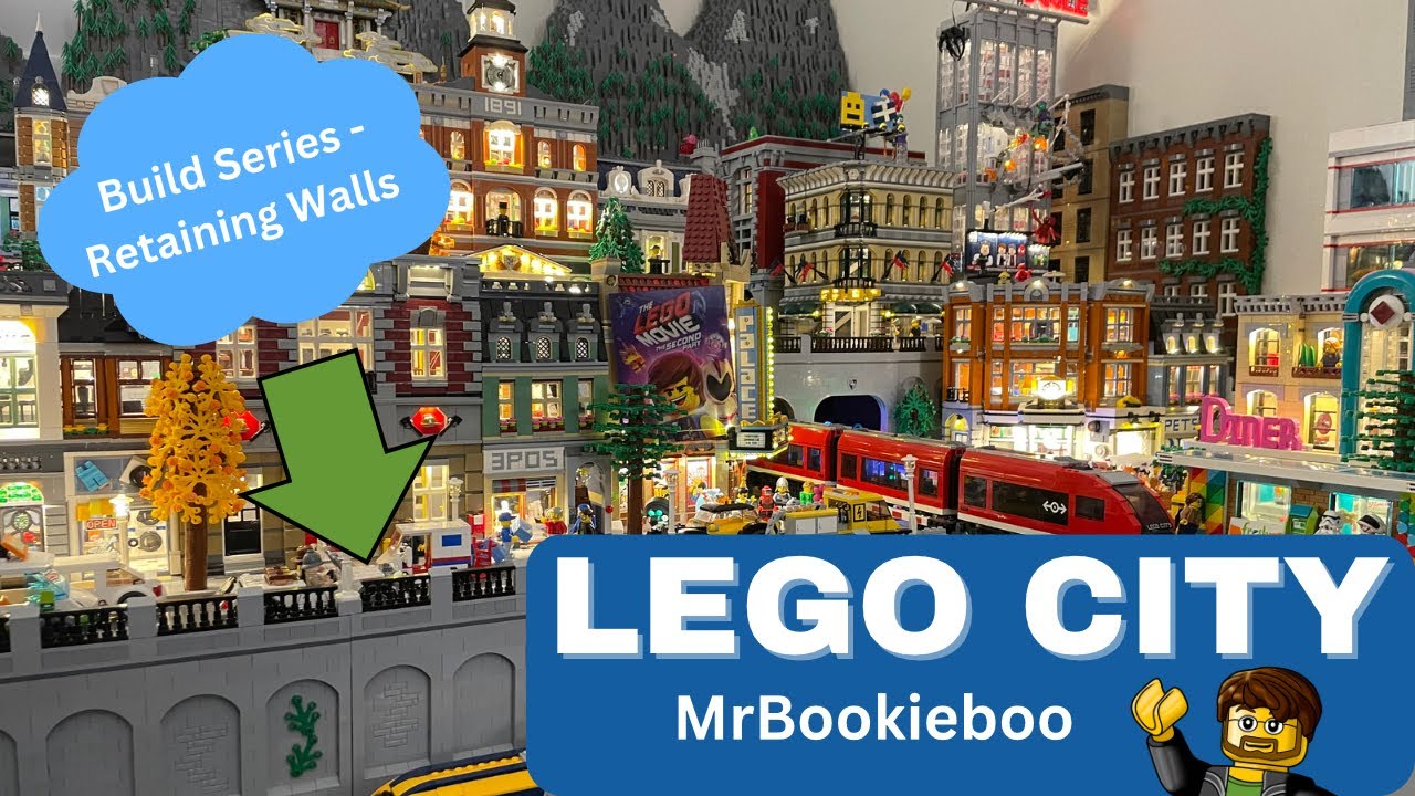 LEGO City build series - retaining walls. - YouTube