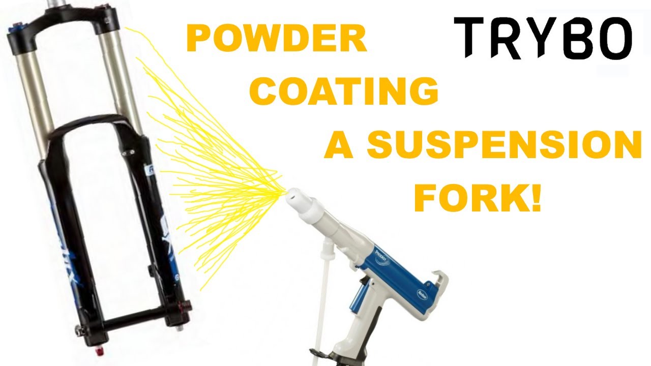 Powder Coating a Fork - YouTube