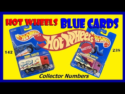 Hot Wheels HiWay Hauler Blue Cards #142 & #238 – Super Rare Variation ...