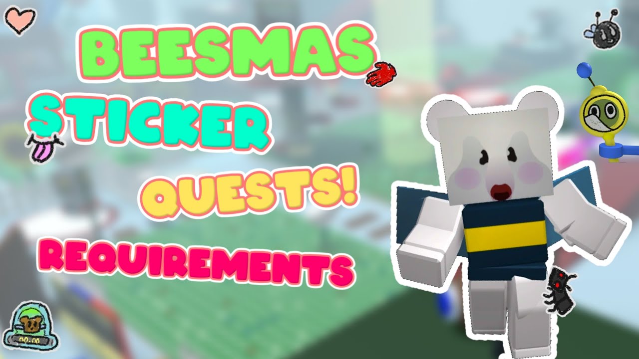 All stickers Required For Beesmas 2024!~ (Bee Swarm Simulator) - YouTube