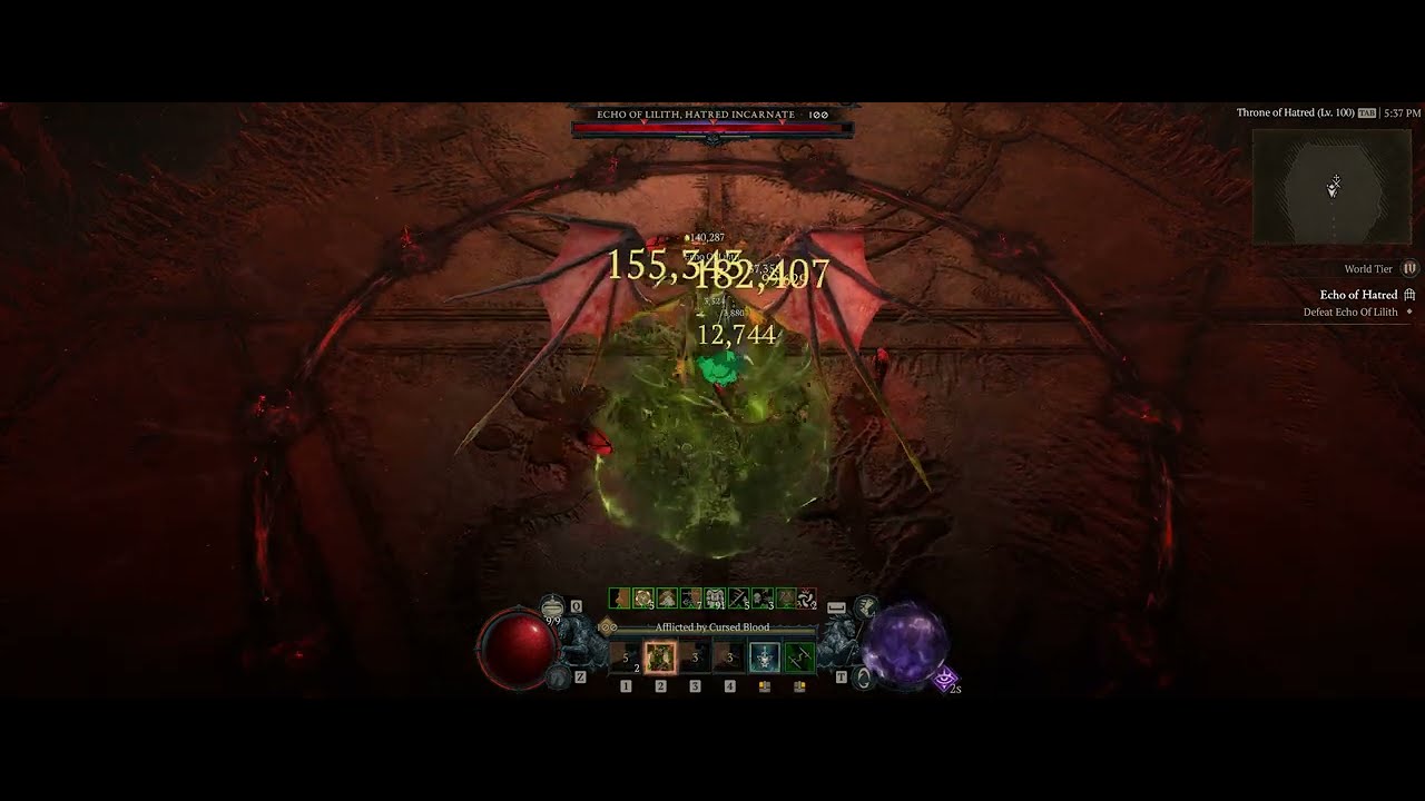 Diablo 4 - Echo of Lilith / Uber Lilith (Rogue, Buffed, SC) - YouTube