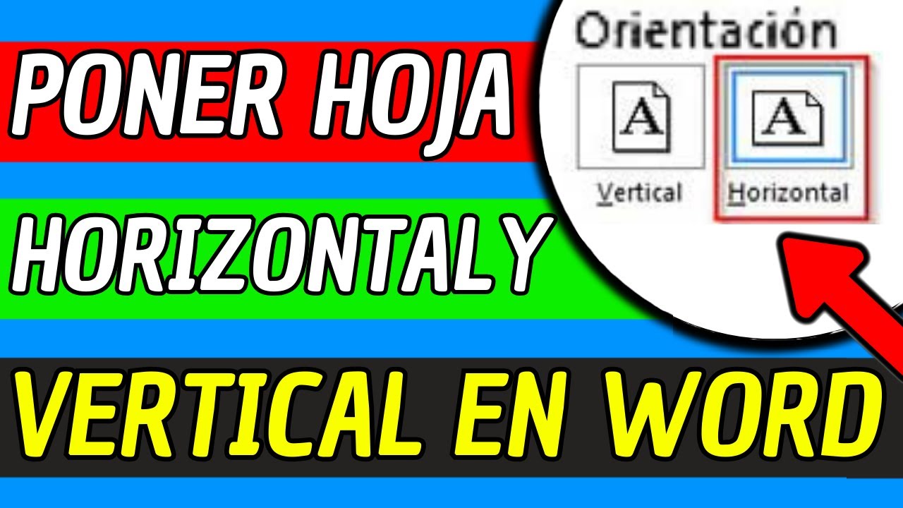 Como Poner Una Hoja Vertical Y Otra Horizontal En Word 2026 (Muy Facil ...
