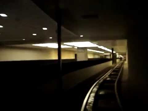 Subway Train Ride From Terminal C to E at Houston George Bush ...
