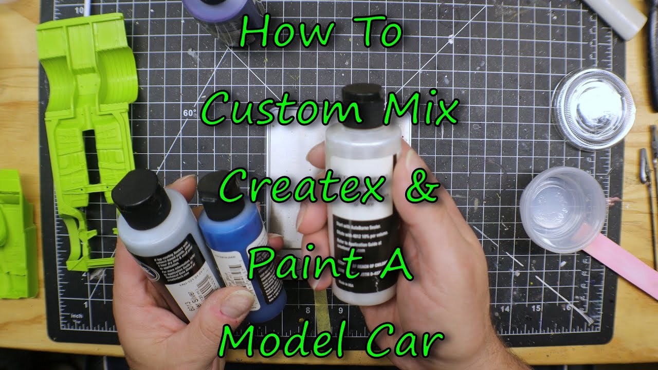 Createx Custom Mixing and Painting a Model Car - YouTube