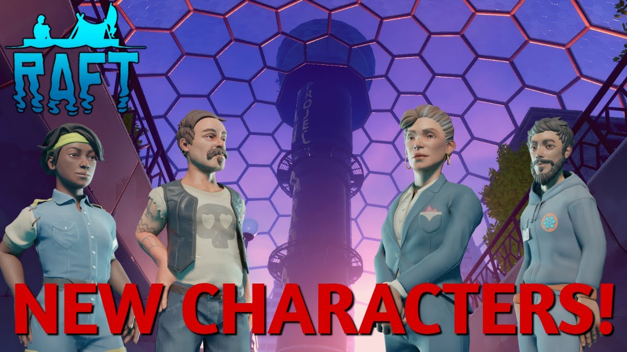 Raft - How to Unlock 4 New Characters! - All Aboard Achievement! - YouTube