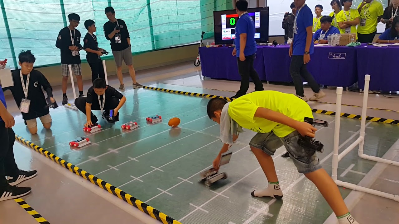 Rugby Robot Ep45;Singapore(Black) X Thai(Yellow); World Robot Game 2019 ...