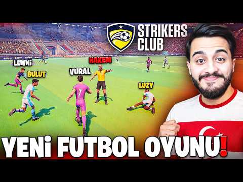 YENİ BİRİNCİ ŞAHIS FUTBOL OYUNU! EKİPLE FUTBOLCU OLDUK! (HAKEMLİ) Strikers Club