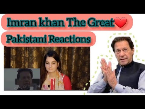 Pakistani Reaction on Imran khan pakistan Wazir E Azam // Hamna Hashmi ...