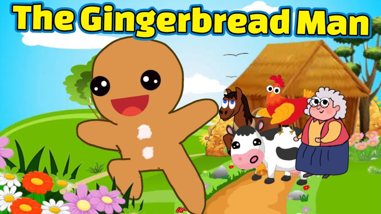 The Gingerbread Man | Bedtime story|Moral stories for kids|Preschool ...