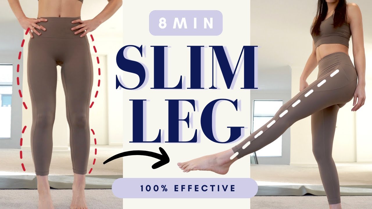 8min Quick Slim Leg Stretch | The Most Effective Leg Stretch | Hips ...