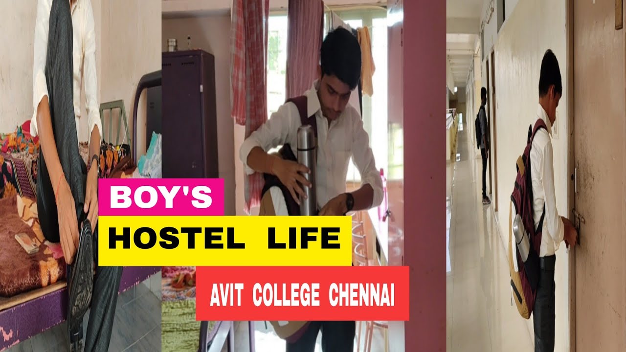 hostel life | Daily routine of a boy in hostel | avit college | college ...