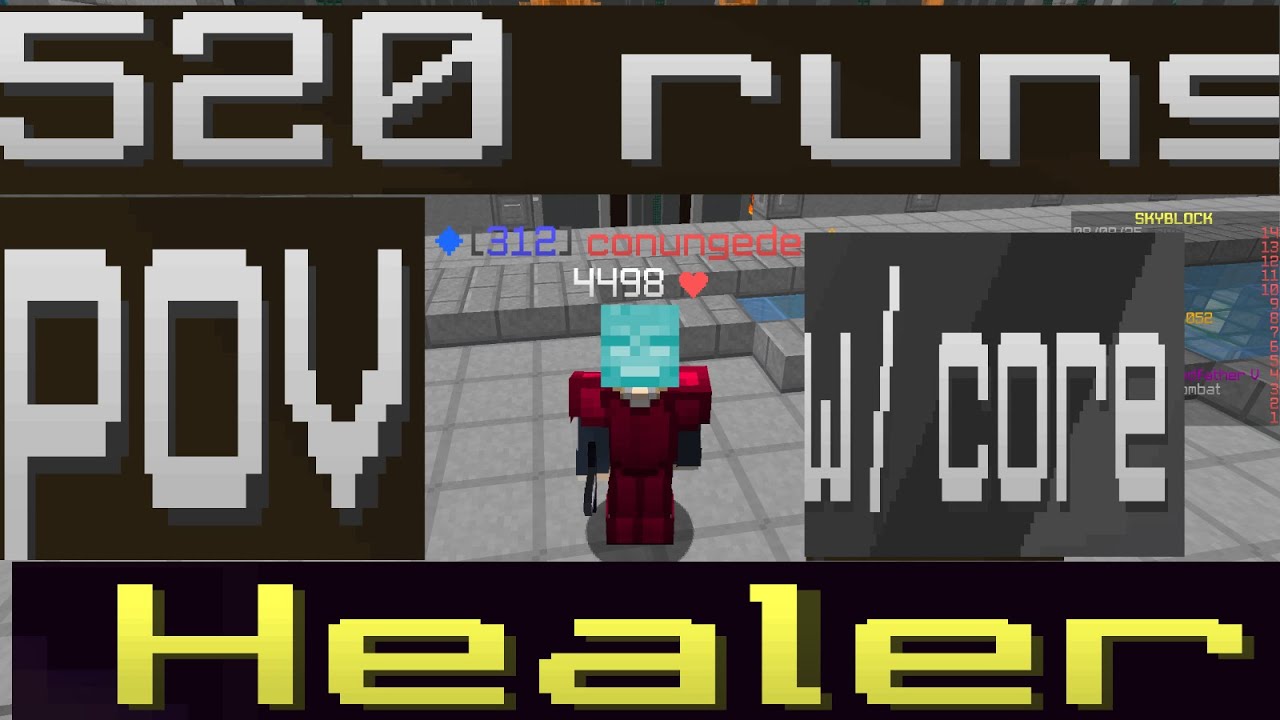 LEGIT Healer 50 POVs w/ core | Hypixel Skyblock M7 - YouTube
