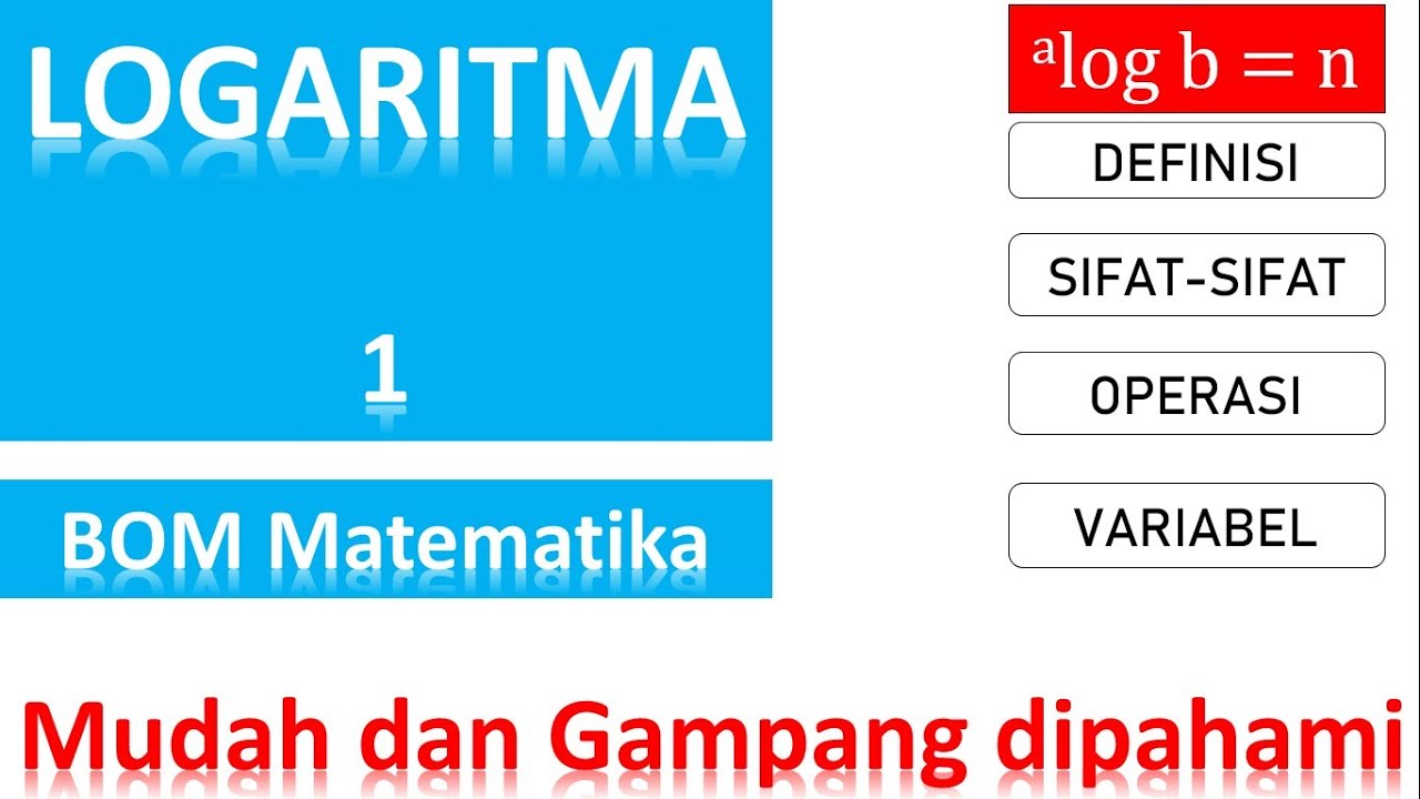 Logaritma, definisi logaritma, sifat-sifat logaritma, operasi logaritma ...