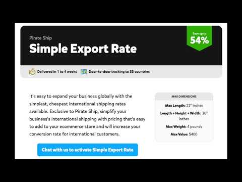 Shipping Your International eBay Orders with Pirate Ship