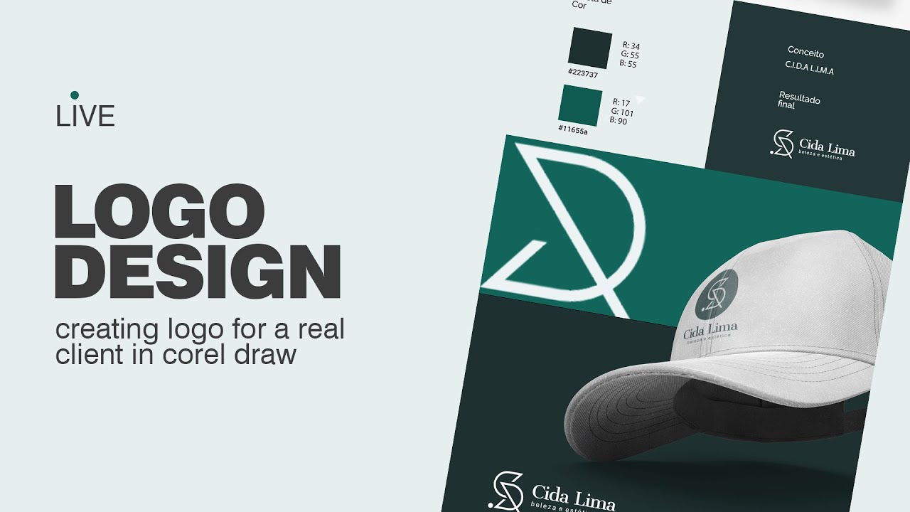 creating logo type for a real client in corel draw I logo monogram ...