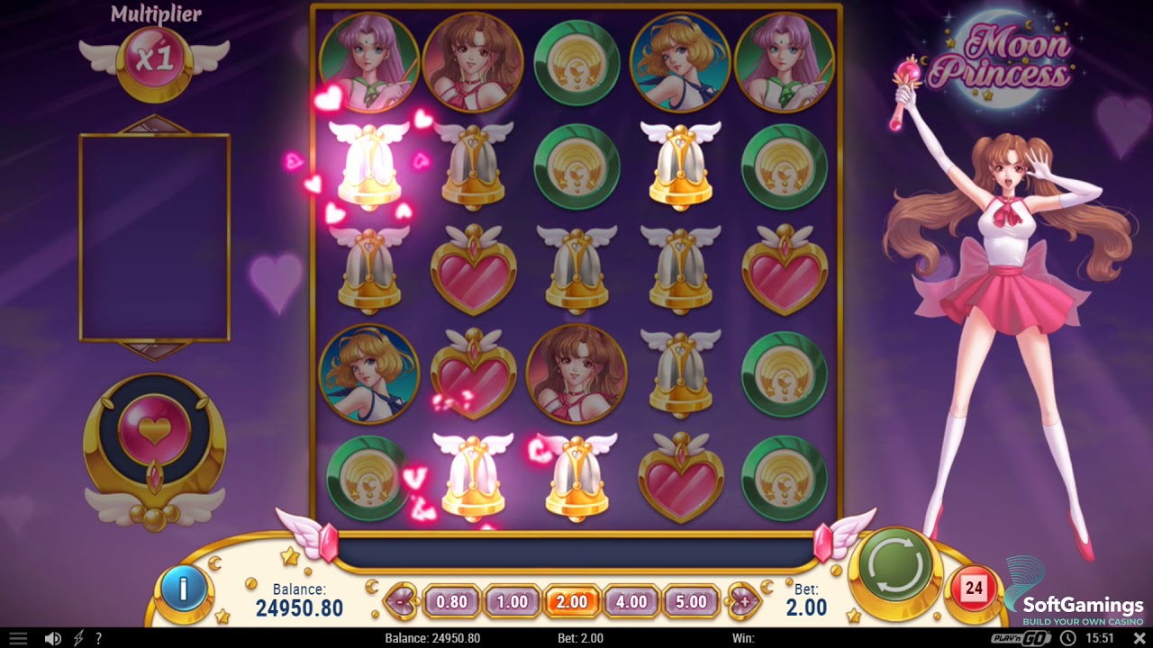 Play'n GO - Moon Princess - Gameplay Demo - YouTube