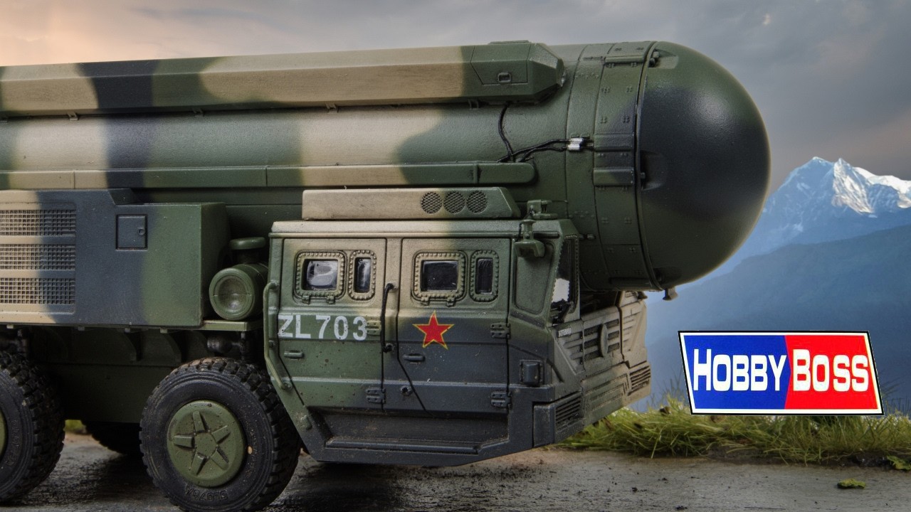 1/72 Hobby Boss DF-41 ICBM Full Build Scale Model Video - YouTube