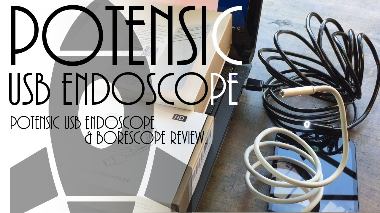 Potensic USB接続エンドスコープ レビュー - YouTube