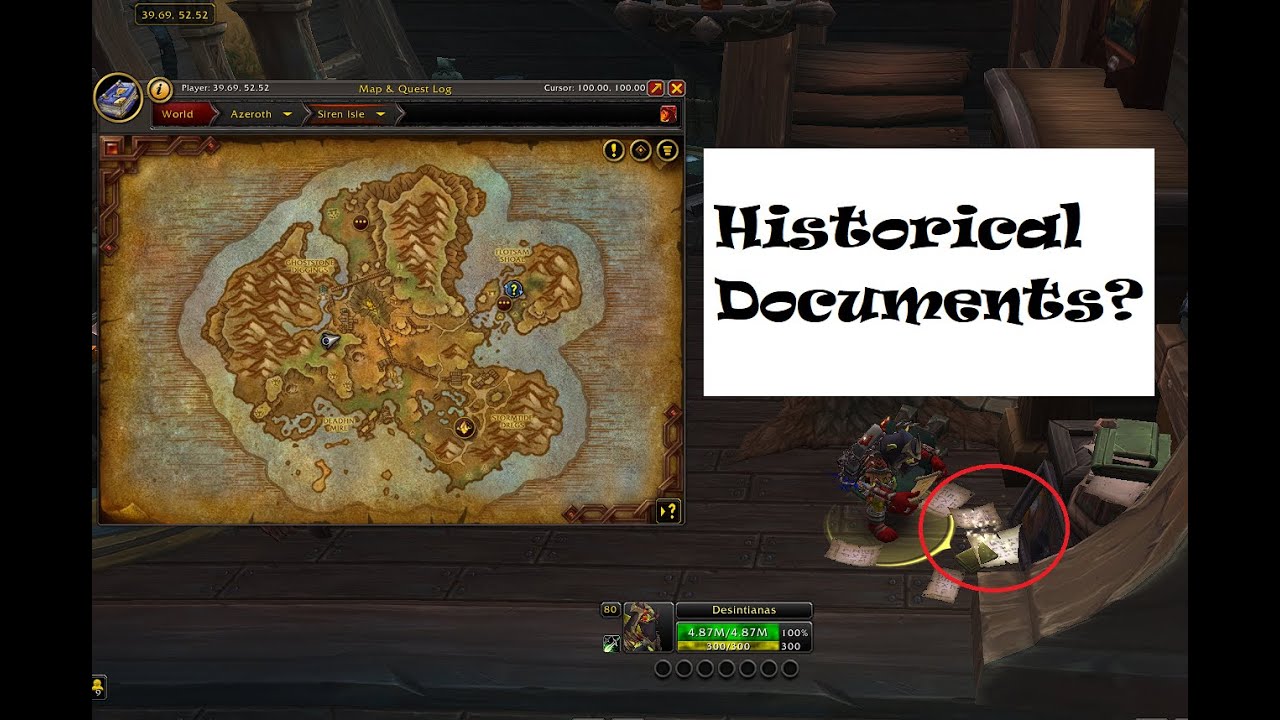 How to Complete the Historical Documents Quest in World of Warcraft - YouTube